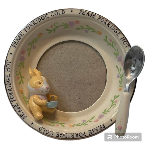 Hallmark | Accents | Hallmark Ceramic Baby Frame Peas Porridge Hot ...